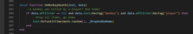 Splumonkey didn't go home according to the design - Don't Starve ...