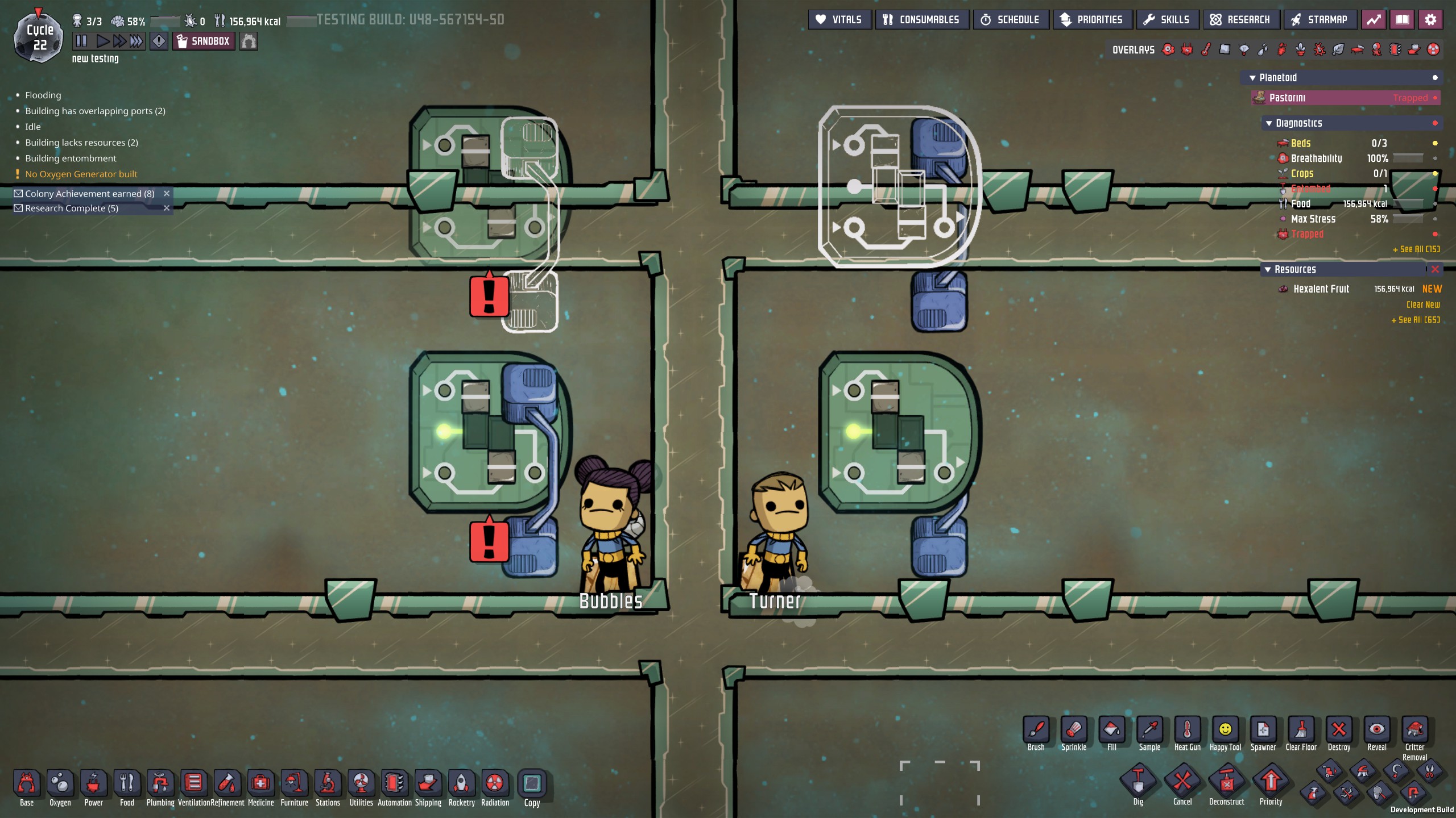 Automation Bridges Still Cause Invalid Port Overlap If Automation Gate Was Built First Oxygen 