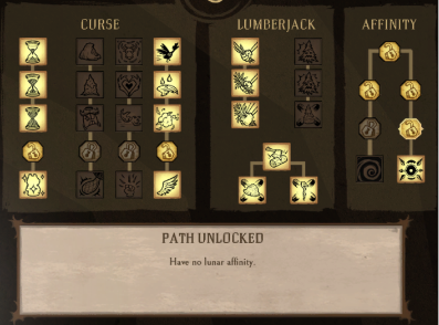Typos on Woodie and Wolfgang's Affinity Tab - Don't Starve Together ...