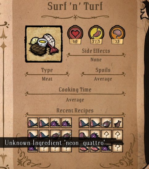 Cookbook in dst will recording recipes in ds, each of unique items will ...