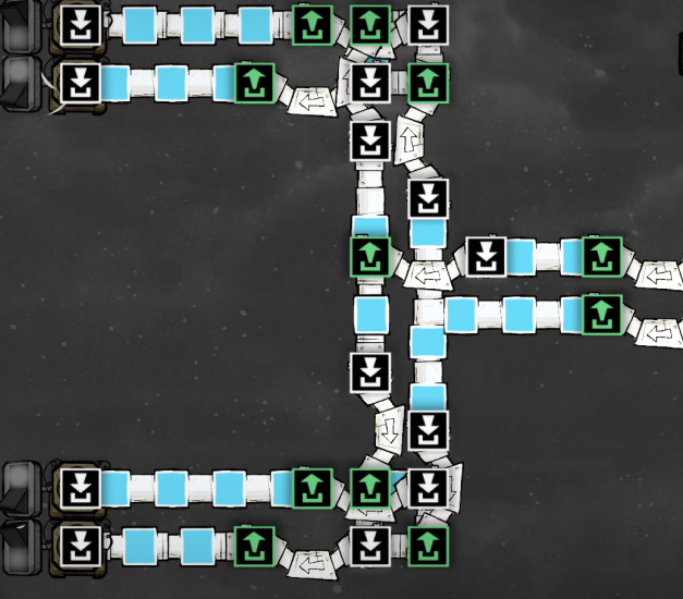 Balanced 2xN pipe splitters. - [Oxygen Not Included] - General ...