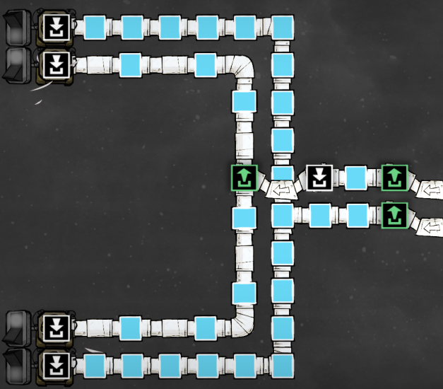 Balanced 2xN pipe splitters. - [Oxygen Not Included] - General ...