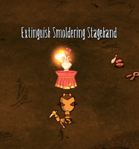 No visual difference between a smoldering stagehand and a regular one ...