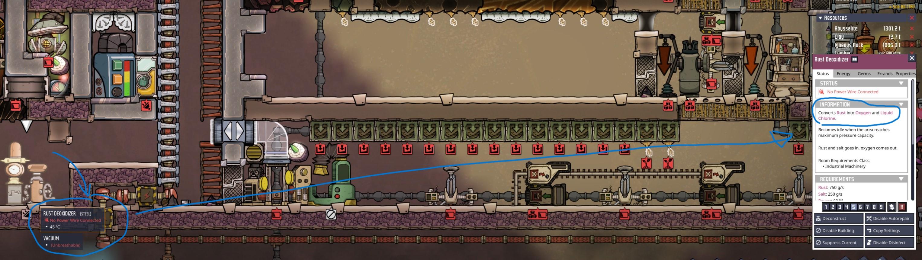 Rust Deoxidizer Info Card Reads Liquid Chlorine - Oxygen Not Included ...