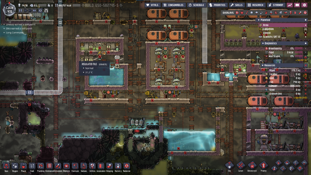 Pipe contents is no longer visualised - Oxygen Not Included - Klei ...
