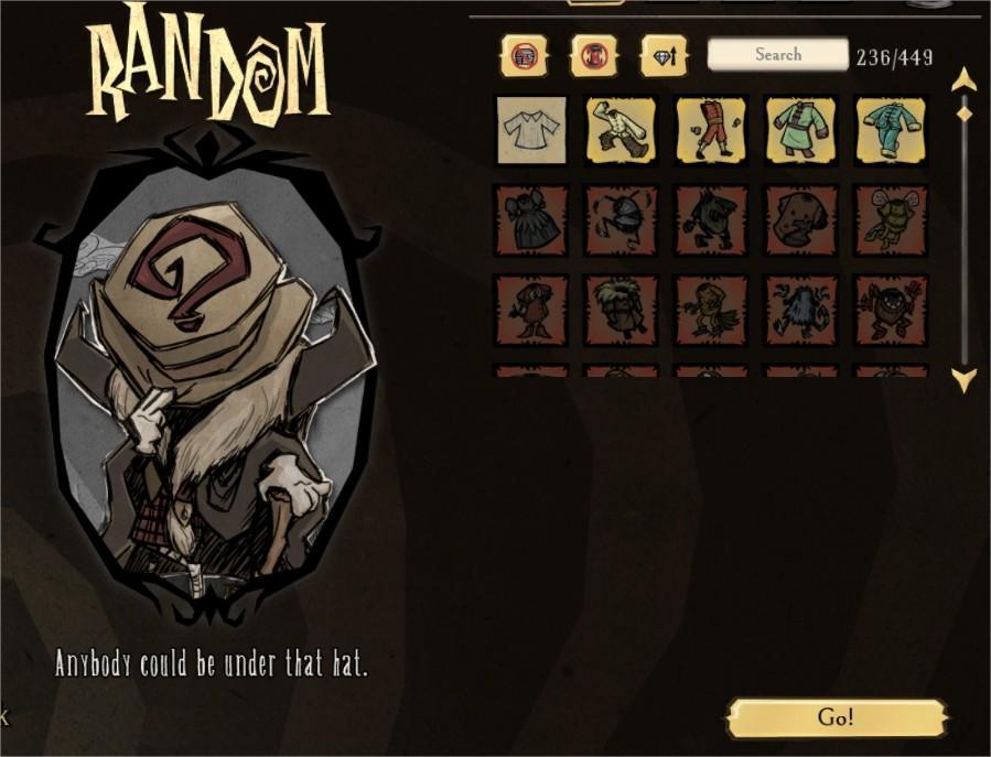 Random character picking - [Don't Starve Together] Suggestions and ...