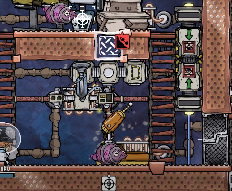 Shove Vole get stuck inside metal tiles - Oxygen Not Included - Klei ...