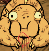 Merms have old Pig chin whiskers spritework during eating animation ...