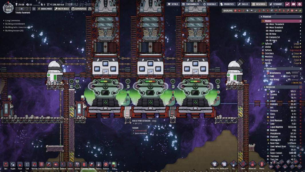 How to set up long term rocket platforms? - [Oxygen Not Included ...