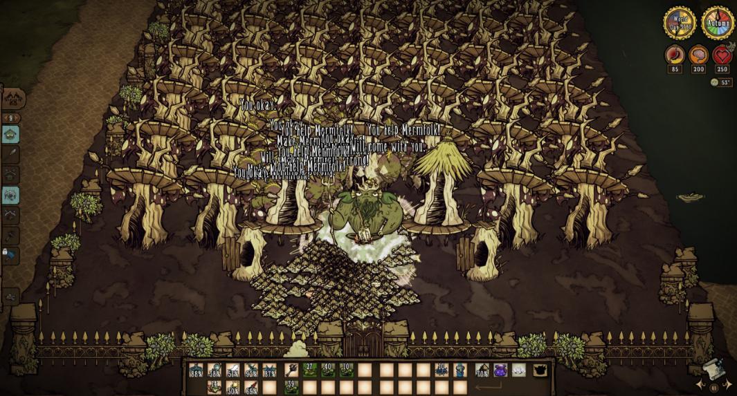 Cannot pick up items dropped from dead merm king - Don't Starve ...