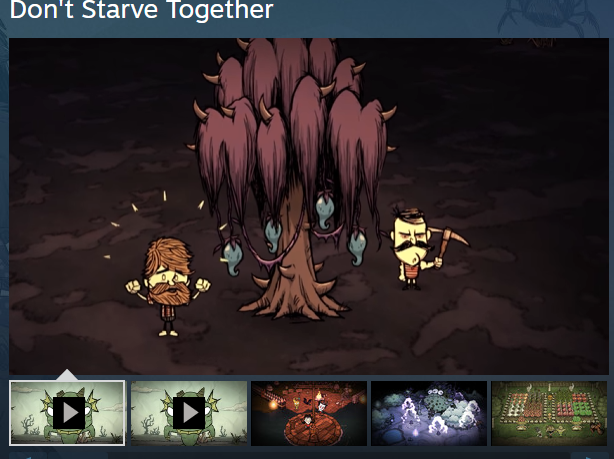 The new animated short is on the dst store page twice - [Don't Starve ...