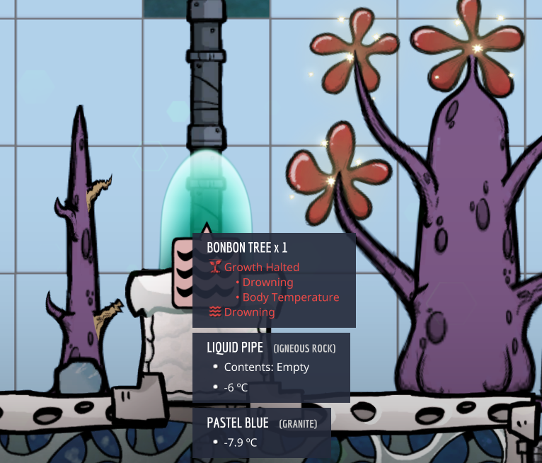 Bonbon tree branches don't drown - Oxygen Not Included: Beta Branch - Klei Entertainment Forums