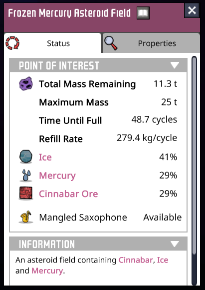 Frozen Mercury Asteroid Field Replenishment Rate Example - [Oxygen Not ...