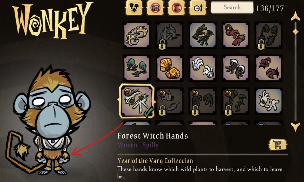 Wonkey has invisible body with multiple body skins. - Don't Starve Together - Klei Entertainment ...