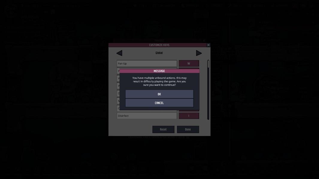 Misleading/False message given when exiting keybind controls screen ...