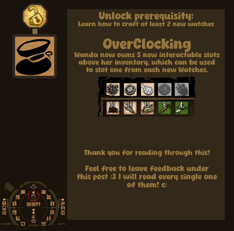 My Wanda Skill Tree idea! c: - [Don't Starve Together] Suggestions and ...