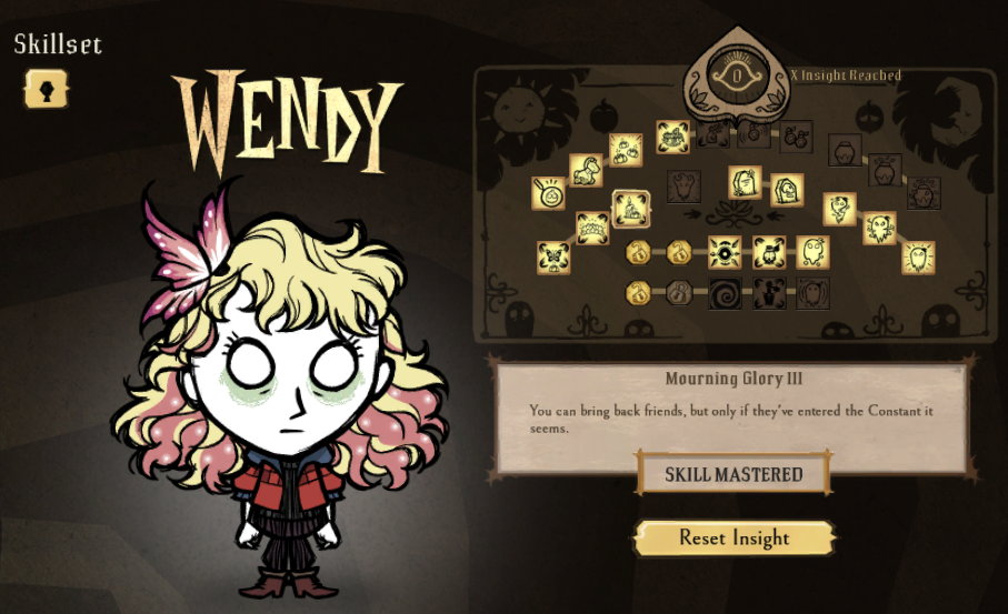 New Wendy skill trees based off the new changes - [Don't Starve ...