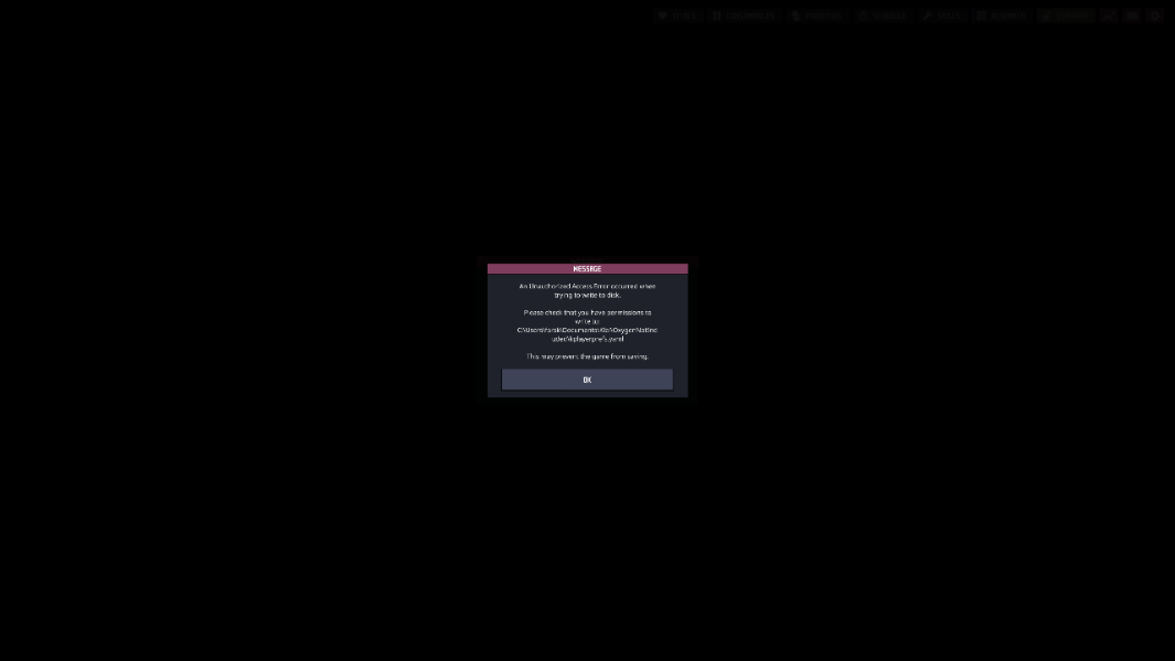 Not being able to load the game while loading old save or creating new ...