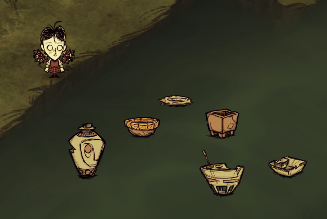 Ruins/Sanctum decorations lack floater component - Don't Starve ...