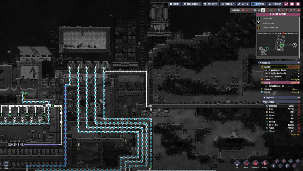 Teleporting water via rocket port loader/unloader - Oxygen Not Included ...