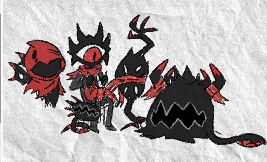 My art of Them!(the Lunar God and the Shadow God ) - [Don't Starve ...